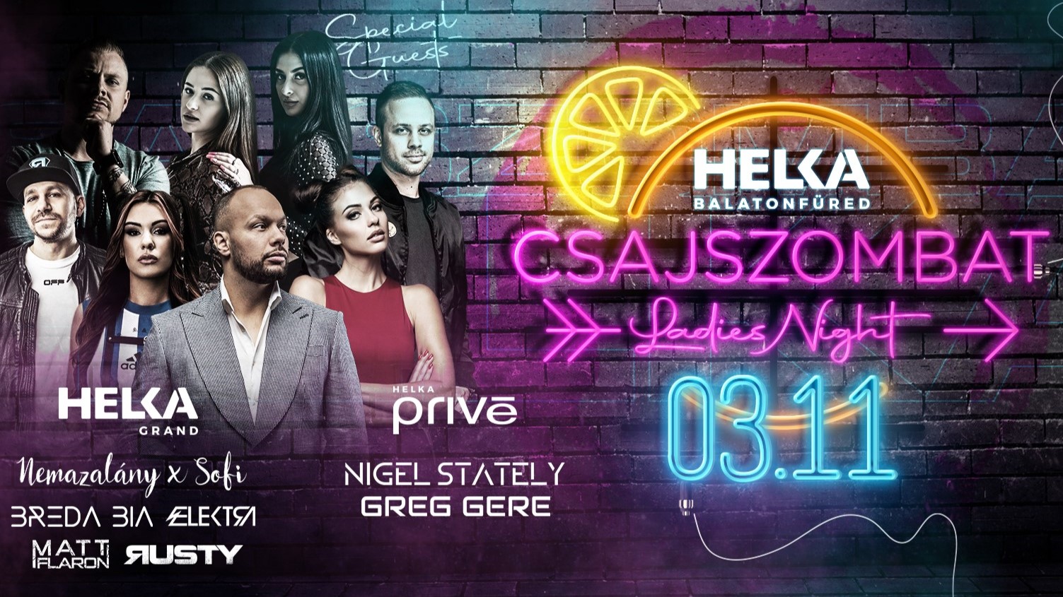 Csajszombat X Club Helka szezonnyitó | Balatonfüred | 2023 március 11.