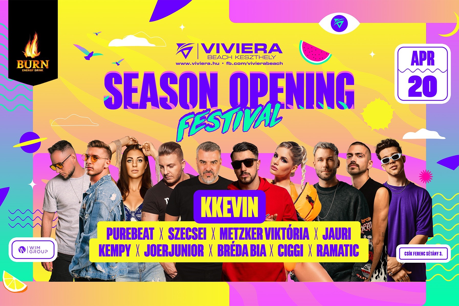 VIVIERA BEACH Season Opening Festival | Keszthely | 2024 április 20.